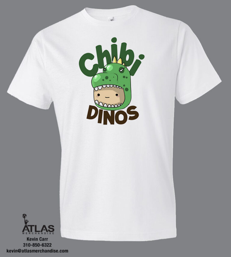 Chibi Dinos merch mockups – Atlas Merchandise
